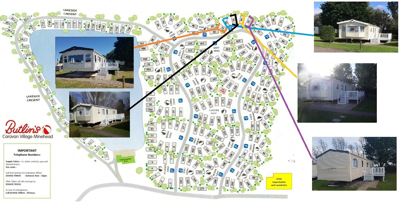 Caravan Site Map Minehead – Explore Butlins LayoutCaravan Hire Minehead